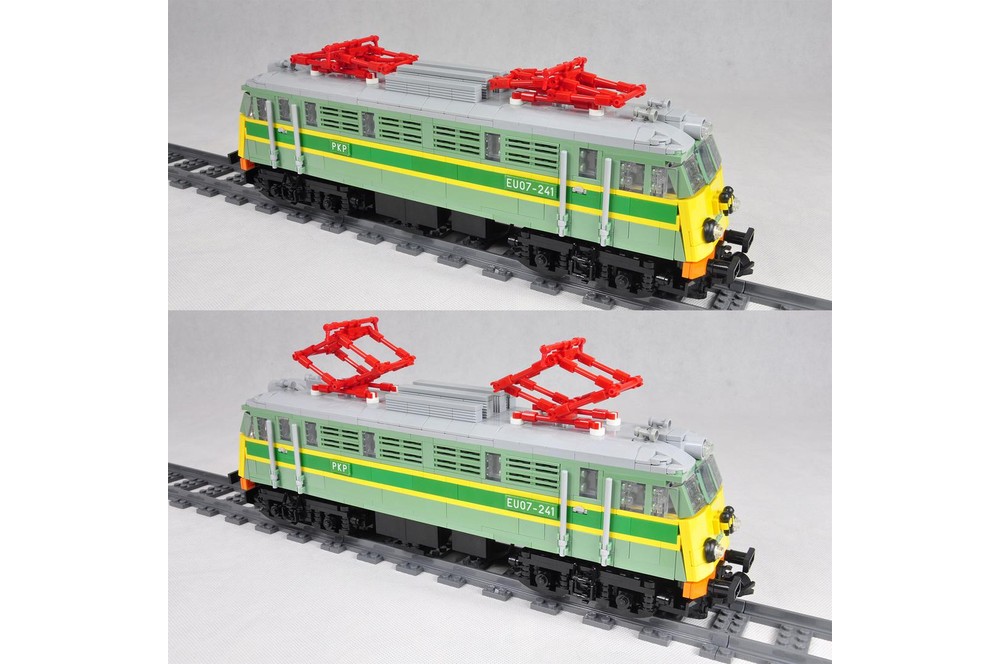 LEGO MOC PKP EU07 Locomotive by mateusz92_bricks | Rebrickable - Build ...