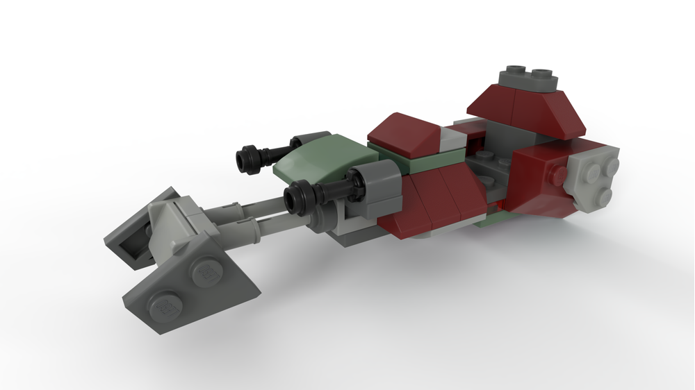 Lego Moc 75344 42 S Speeder Bike By Nodrap Rebrickable Build With