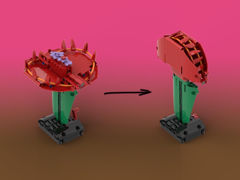 LEGO MOC Carnivorous Plant by ojuuji | Rebrickable - Build with LEGO