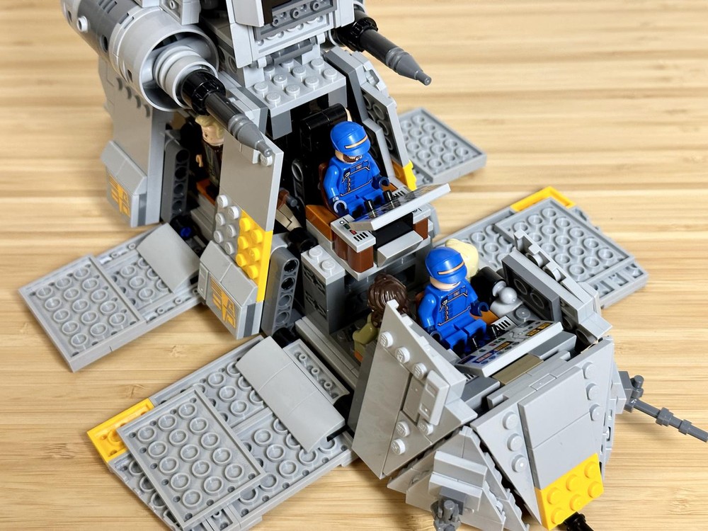 Lego Moc Imperial Laat Gunship Alternate Build Of 2 X 75338 Ambush On