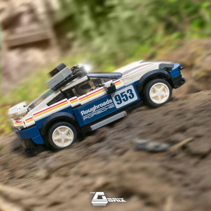 LEGO MOC Porsche 911 (992) Dakar - 8wide Speed Champions size in 8 ...