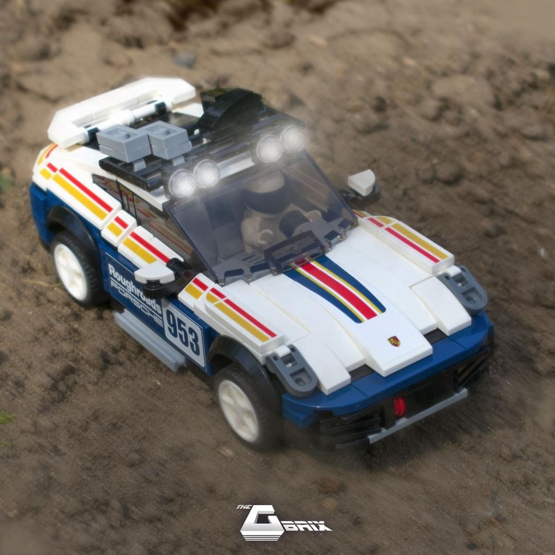 LEGO MOC Porsche 911 (992) Dakar - 8wide Speed Champions size in 8 ...