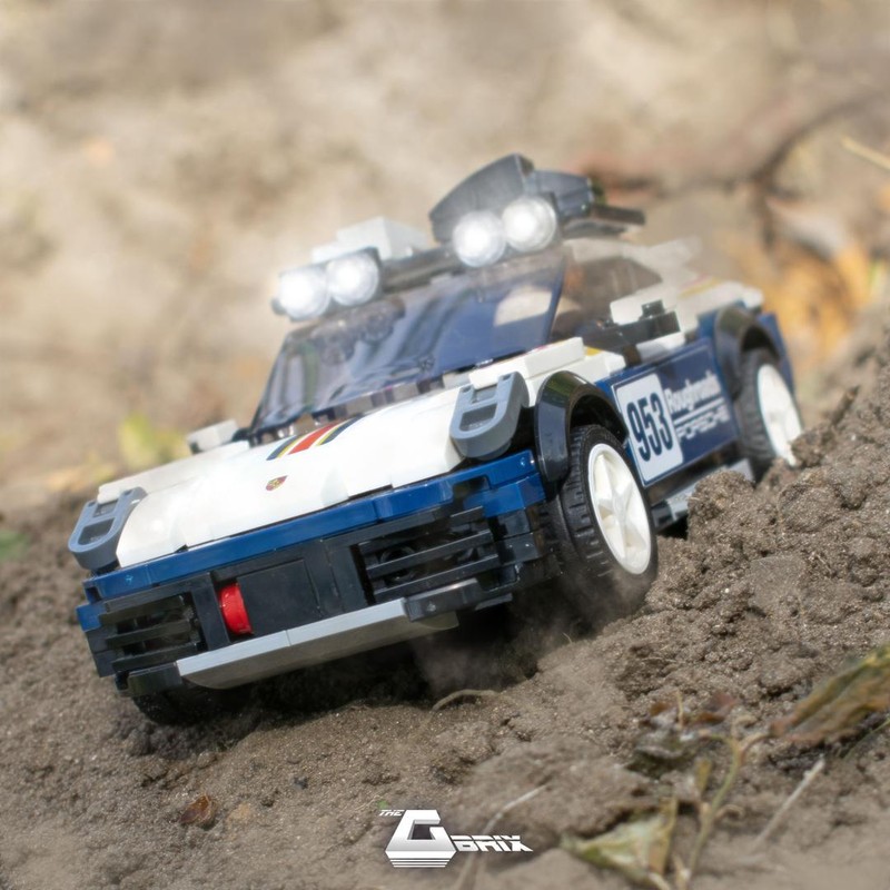 LEGO MOC Porsche 911 (992) Dakar - 8wide Speed Champions size in 8 ...