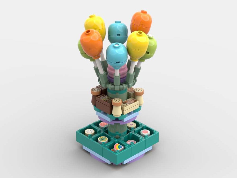 LEGO MOC Candy shelving by Brickflowers | Rebrickable - Build with LEGO