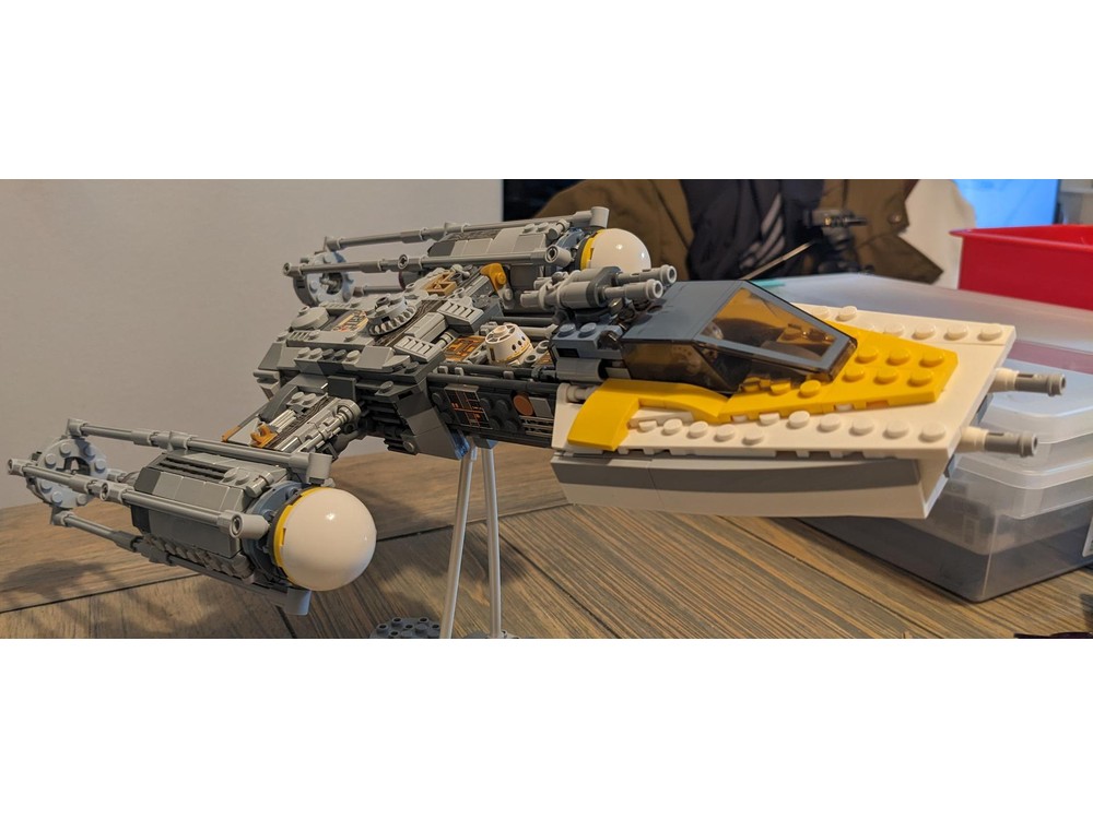 LEGO MOC Y-wing Starfighter (75172 rebuild) by capacitatedflux ...