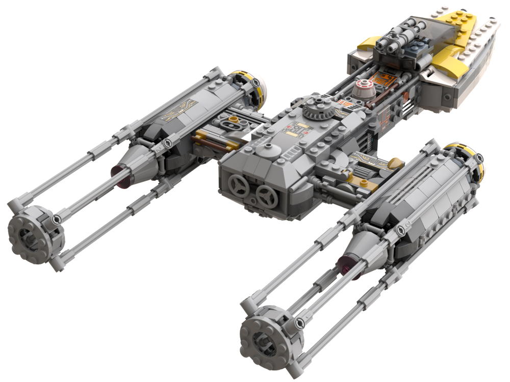 LEGO MOC Y-wing Starfighter (75172 rebuild) by capacitatedflux ...