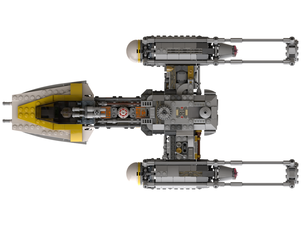 LEGO MOC Y-wing Starfighter (75172 rebuild) by capacitatedflux ...