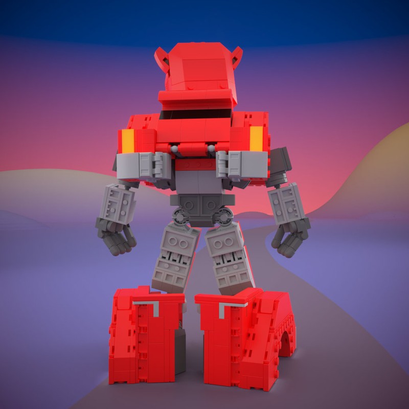 LEGO MOC CBB08B Old Yeeter - G1 Inspired Transformable Cliffjumper by ...