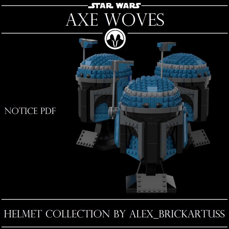 LEGO MOC helmet Axe Woves by Alex_BricKartuss | Rebrickable - Build ...