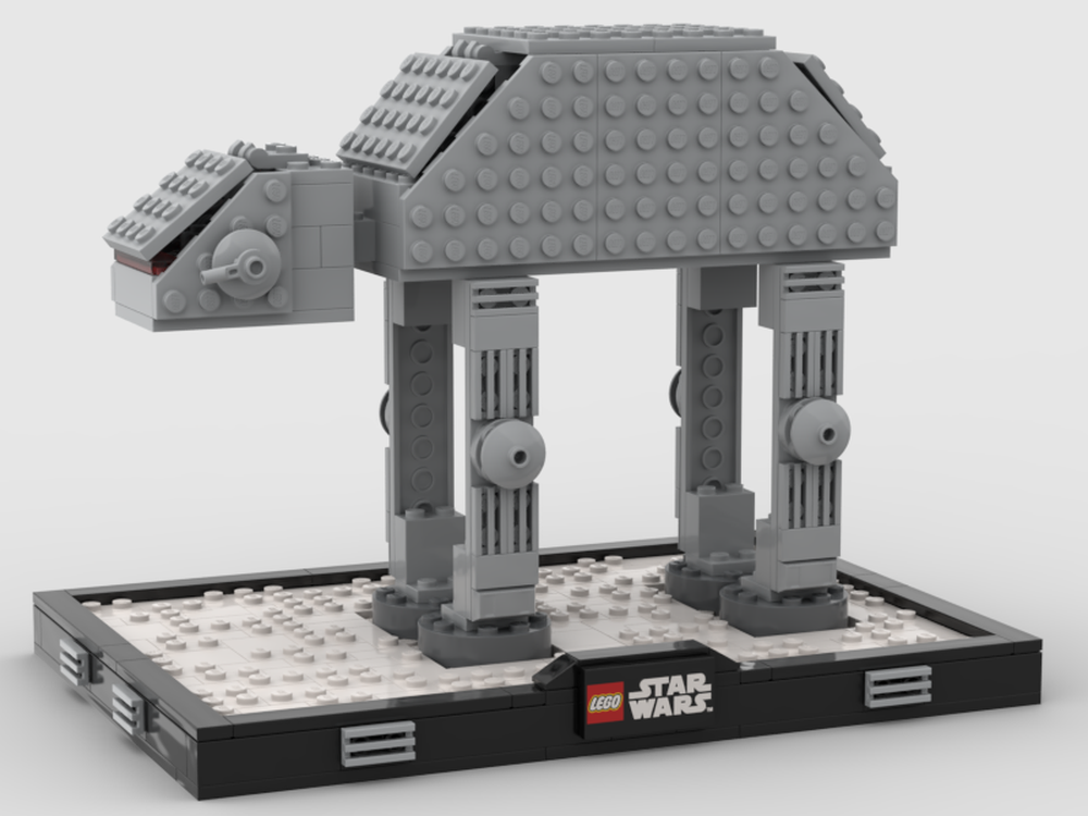 LEGO MOC AT-AT on Hoth Diorama by steineonkel | Rebrickable - Build ...