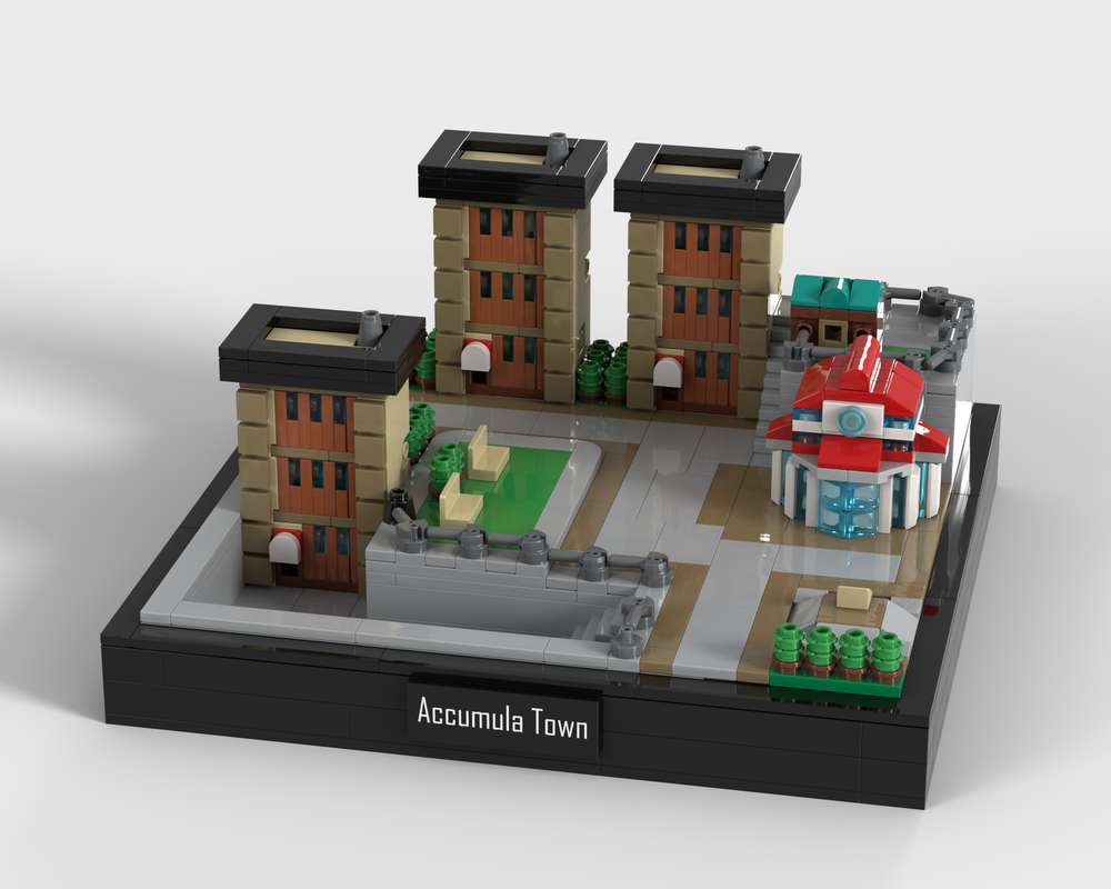 LEGO MOC Accumula Town Microscale Pokemon Unova by Leonimocs ...
