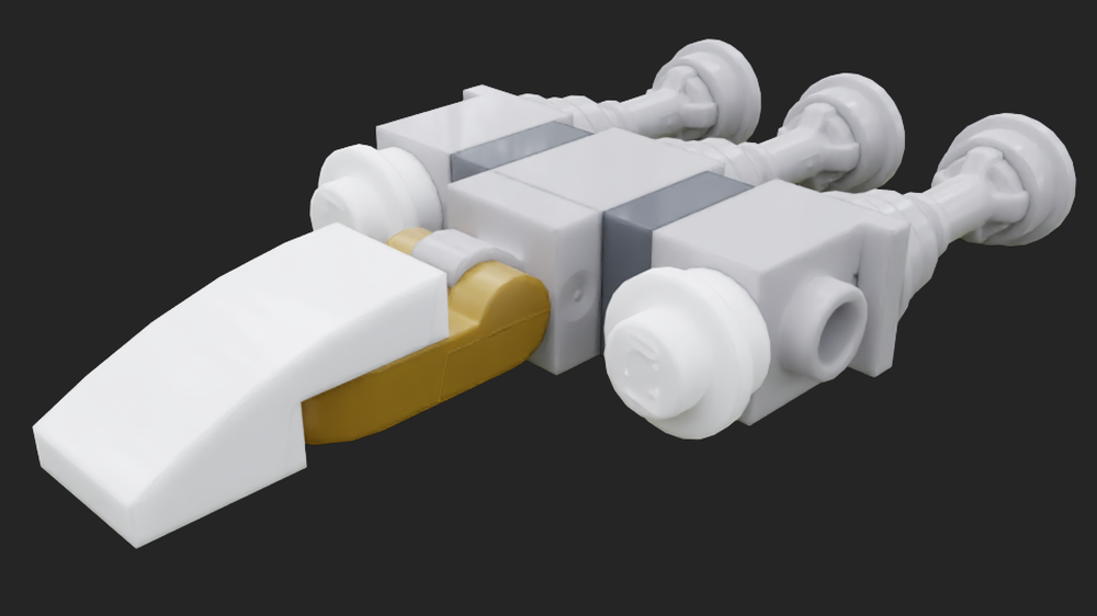 LEGO MOC Triple Y-Wing by builditmac | Rebrickable - Build with LEGO