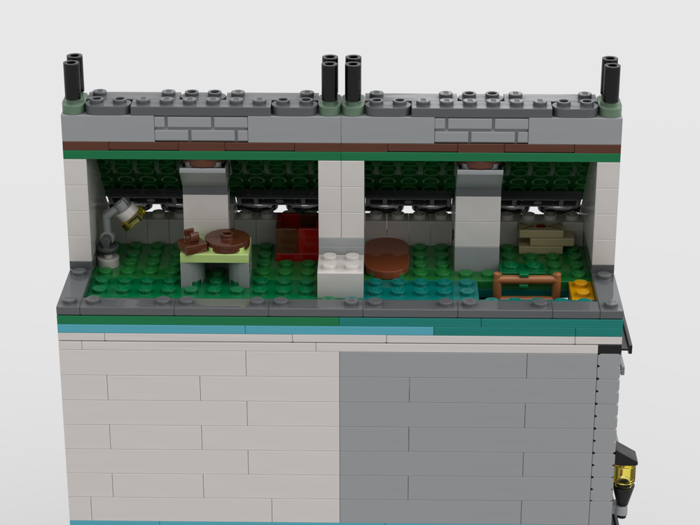 Lego Moc Cozy Flat And Model Shop Modular By Ktbrickworks Rebrickable