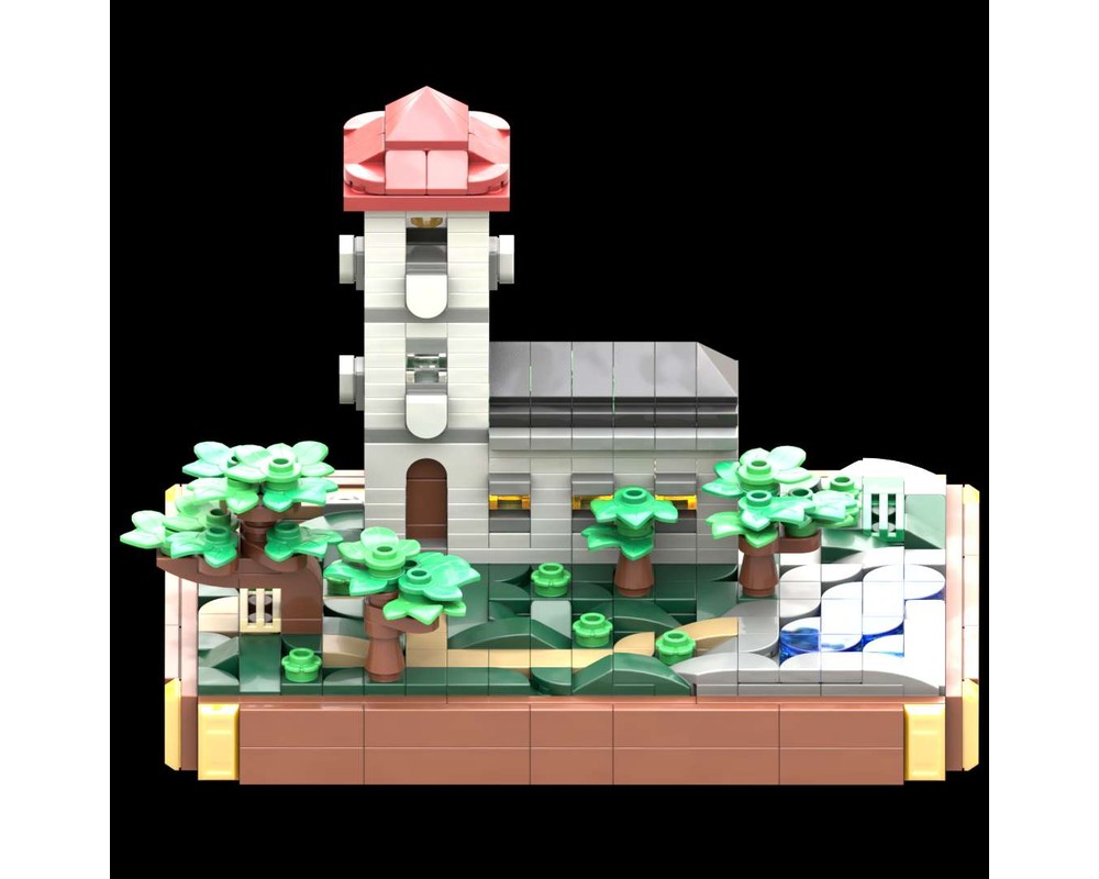 LEGO MOC Medieval church with landscape by dariusdrum | Rebrickable ...