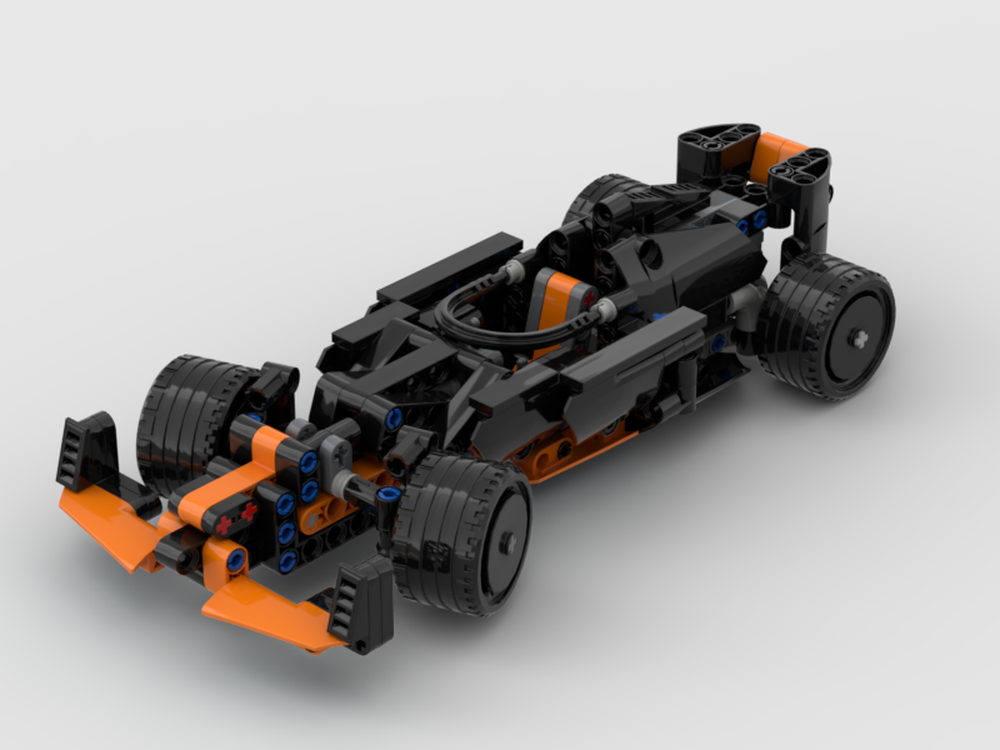 LEGO MOC f1 car with steering wheels by Olgone | Rebrickable - Build ...