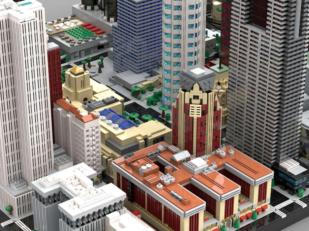 LEGO MOC Downtown Los Angeles Phase 1 by FunnyTacoBunny | Rebrickable ...