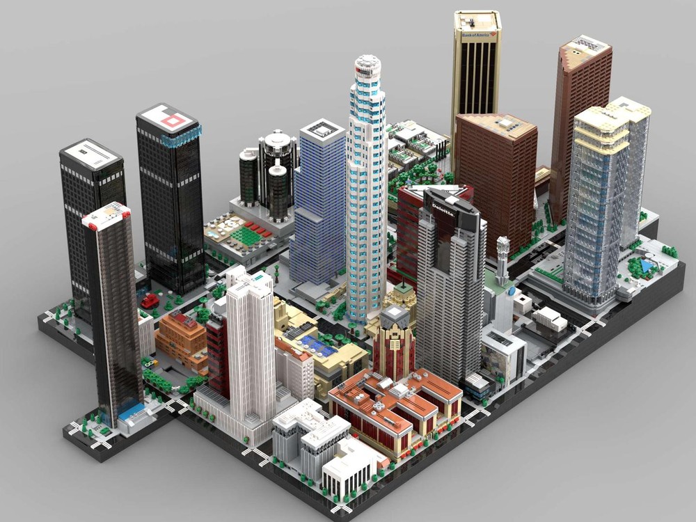 LEGO MOC Downtown Los Angeles Phase 1 by FunnyTacoBunny | Rebrickable ...