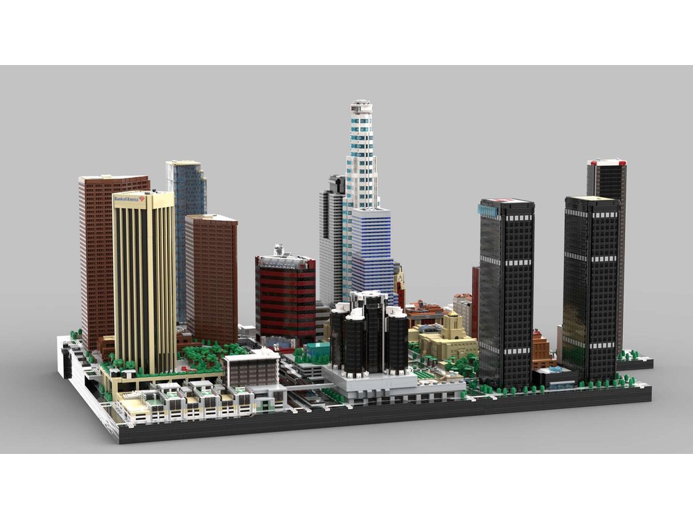 LEGO MOC Downtown Los Angeles Phase 1 by FunnyTacoBunny | Rebrickable ...