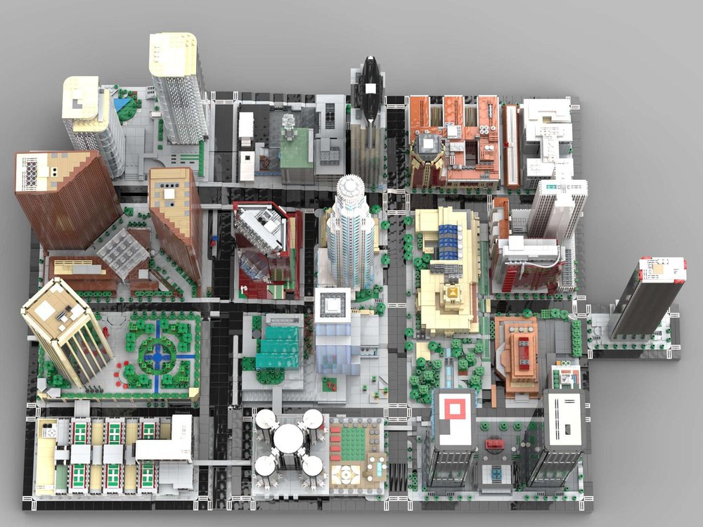 LEGO MOC Downtown Los Angeles Phase 1 by FunnyTacoBunny | Rebrickable ...