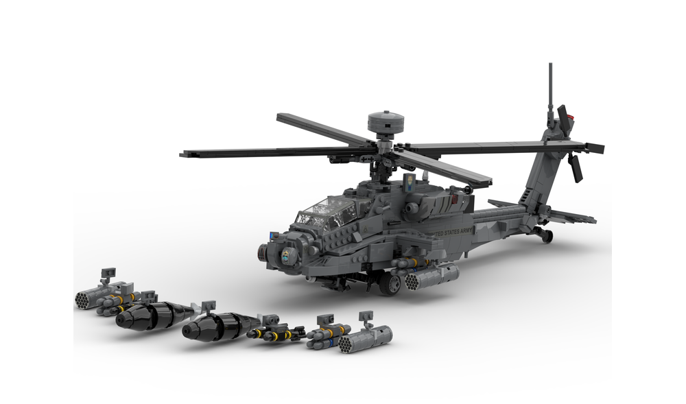 LEGO MOC AH-64E Apache Guardian by DinDJarJarin | Rebrickable - Build ...