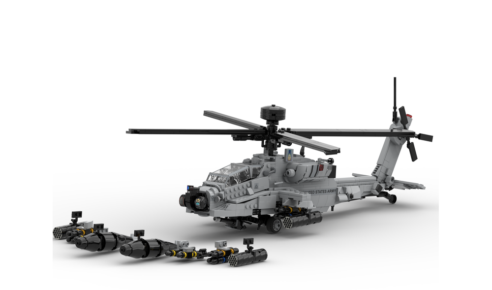 LEGO MOC AH-64E Apache Guardian by DinDJarJarin | Rebrickable - Build ...