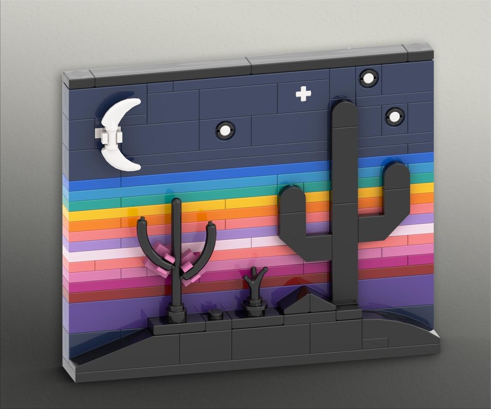 LEGO MOC AZ Silhouette Display by Thomus_Bean | Rebrickable - Build ...