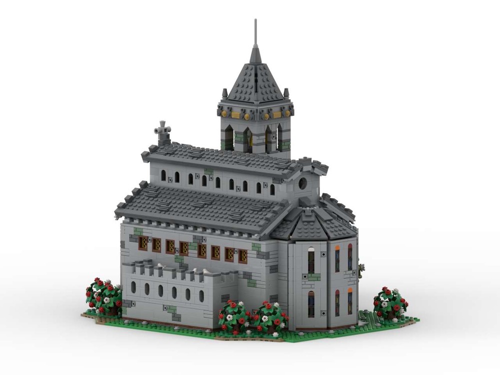 Lego Moc Medieval Cathedral By Tavernellos Rebrickable Build With Lego
