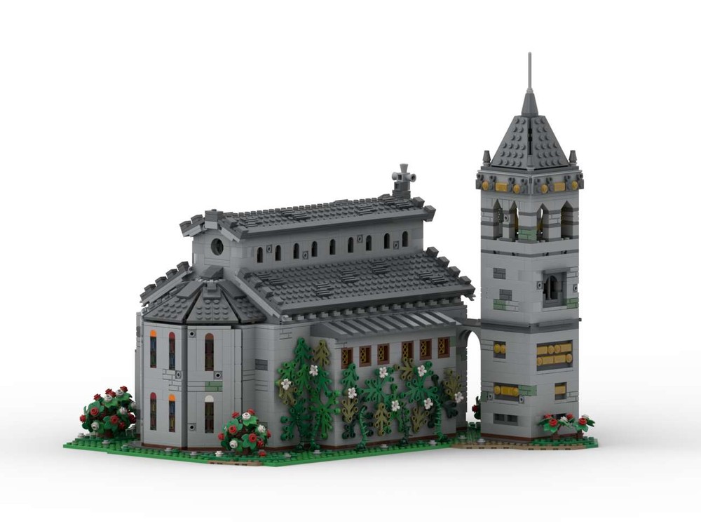 Lego Moc Medieval Cathedral By Tavernellos Rebrickable Build With Lego