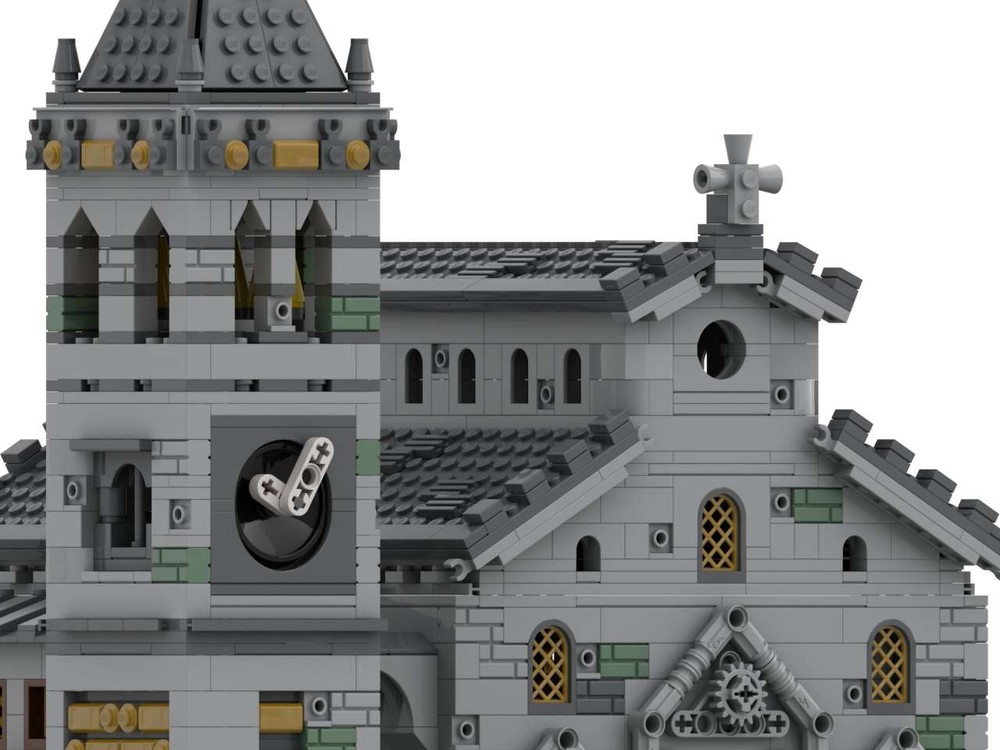 Lego Moc Medieval Cathedral By Tavernellos Rebrickable Build With Lego