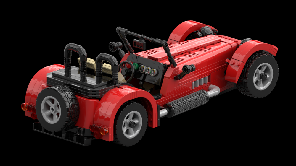 LEGO MOC Lotus Super Seven by Kilo-Whiskey | Rebrickable - Build with LEGO