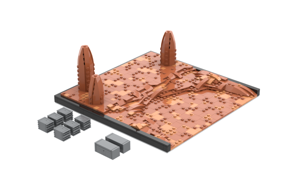 Lego Moc Geonosis By Thelegowolfpack Rebrickable Build With Lego