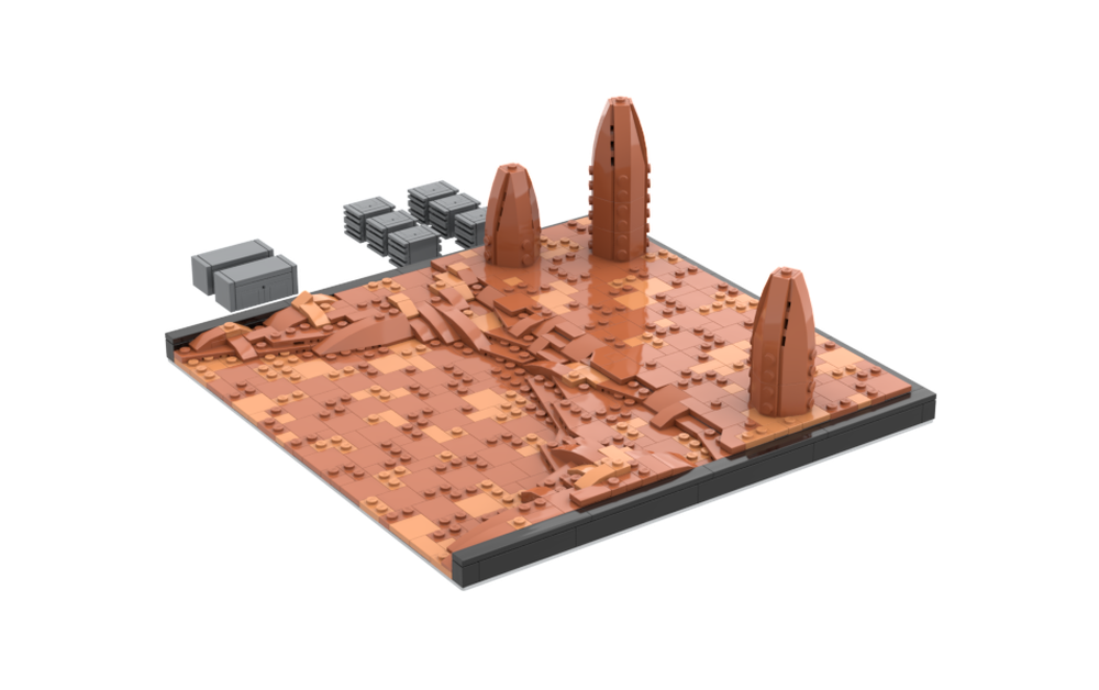 Lego Moc Geonosis By Thelegowolfpack Rebrickable Build With Lego