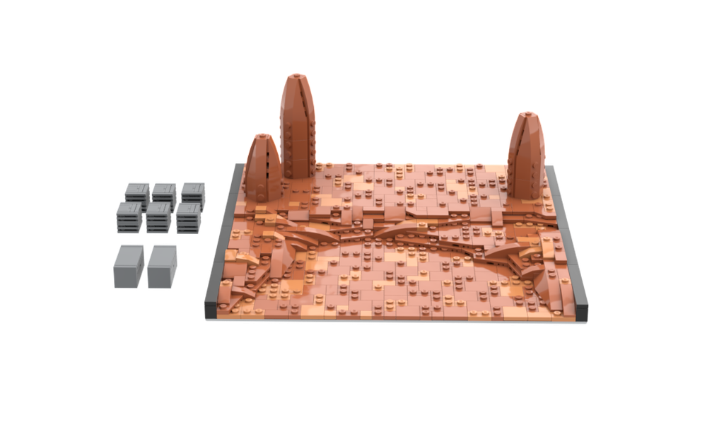 Lego Moc Geonosis By Thelegowolfpack Rebrickable Build With Lego