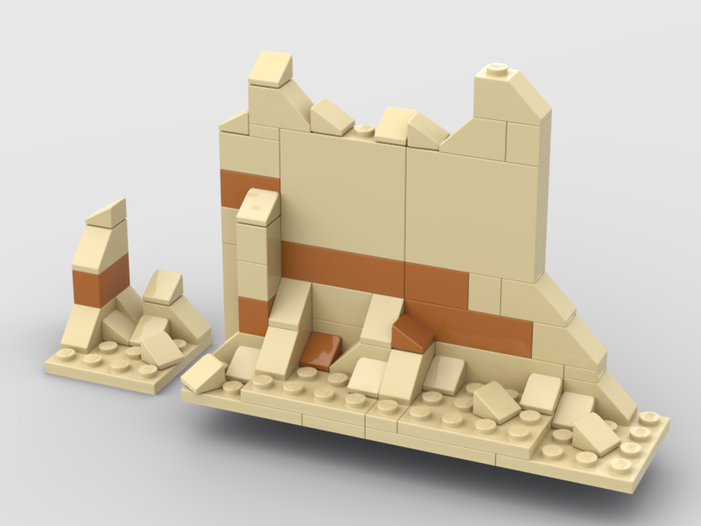 LEGO MOC Desert Scenery by Maverick-brickz | Rebrickable - Build with LEGO