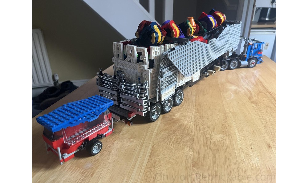 Lego Moc Superbowl Fairground Ride By Gdale Rebrickable Build With Lego