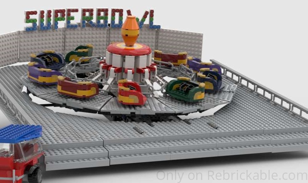LEGO MOC Superbowl Fairground ride by Gdale | Rebrickable - Build with LEGO