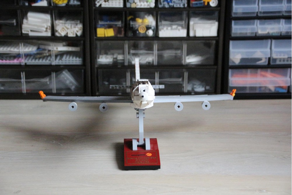 Lego Moc Boeing 747 400 Desk Model By Dksbricks Rebrickable Build