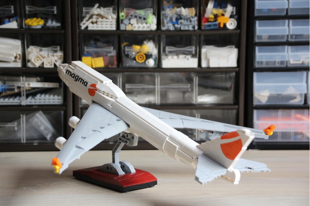 Lego Moc Boeing 747 400 Desk Model By Dksbricks Rebrickable Build