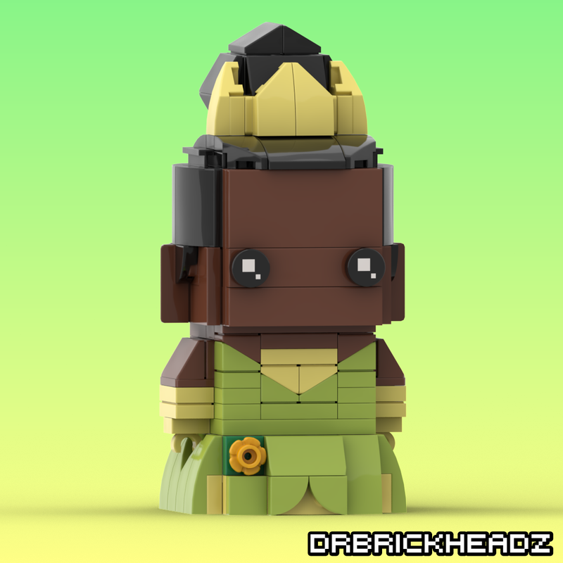 LEGO MOC Princess Tiana (Princess and the Frog) Brickheadz by ...