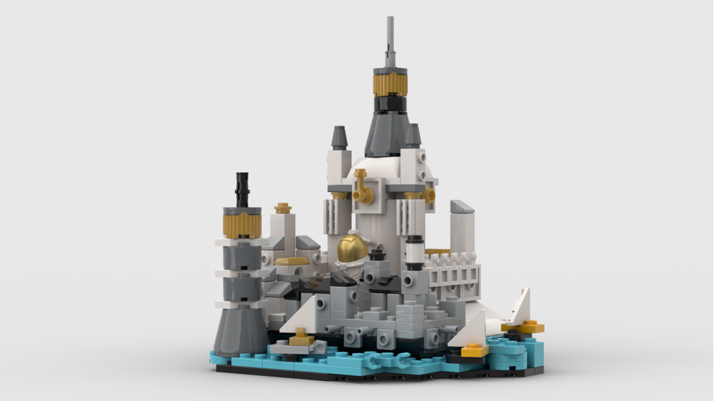 LEGO MOC 31117 Micro Seaside Castle by BrickIntelligence | Rebrickable ...