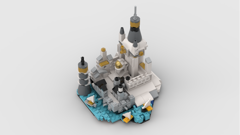 LEGO MOC 31117 Micro Seaside Castle by BrickIntelligence | Rebrickable ...
