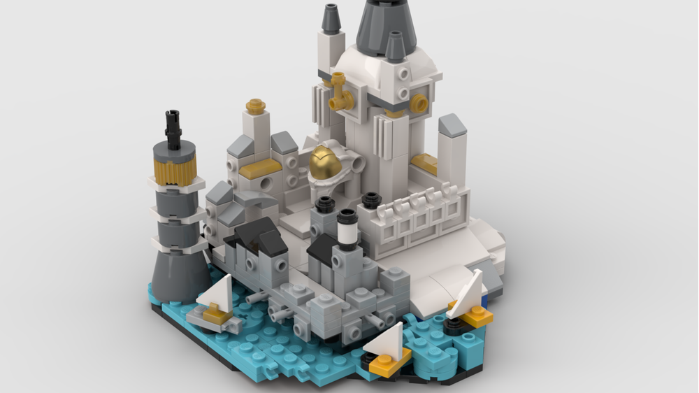 LEGO MOC 31117 Micro Seaside Castle by BrickIntelligence | Rebrickable ...