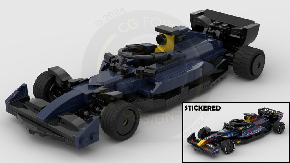 LEGO MOC F1 Redbull RB19 - Miami by CGForceDesigns | Rebrickable ...