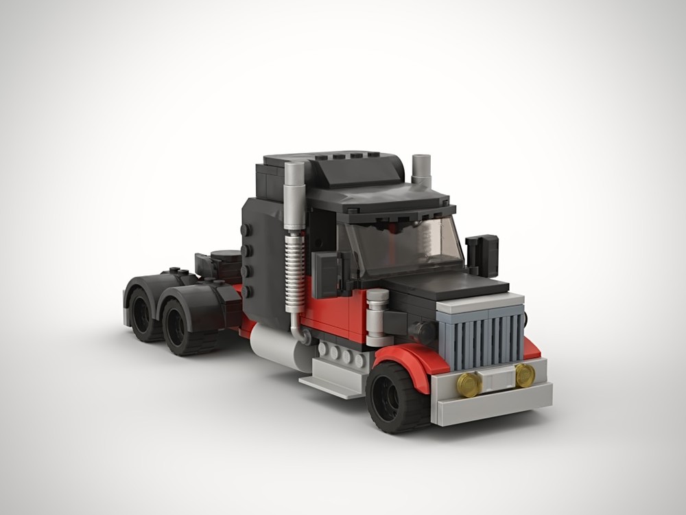 LEGO MOC Farm Semi Show Truck by owstin | Rebrickable - Build with LEGO