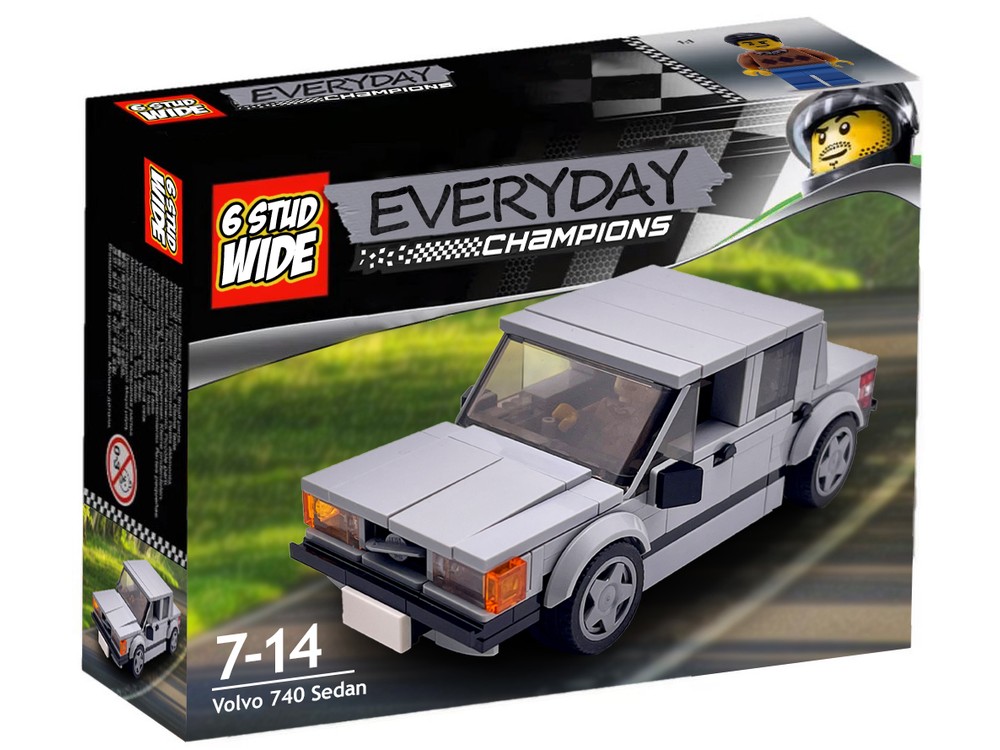 Lego Moc Volvo 740 By Ibrickeditup Rebrickable Build With Lego