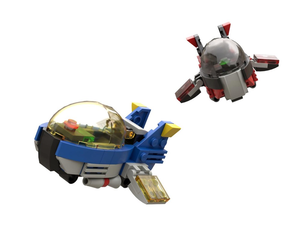 LEGO MOC Space - Sublight Fighter by Alauch | Rebrickable - Build with LEGO
