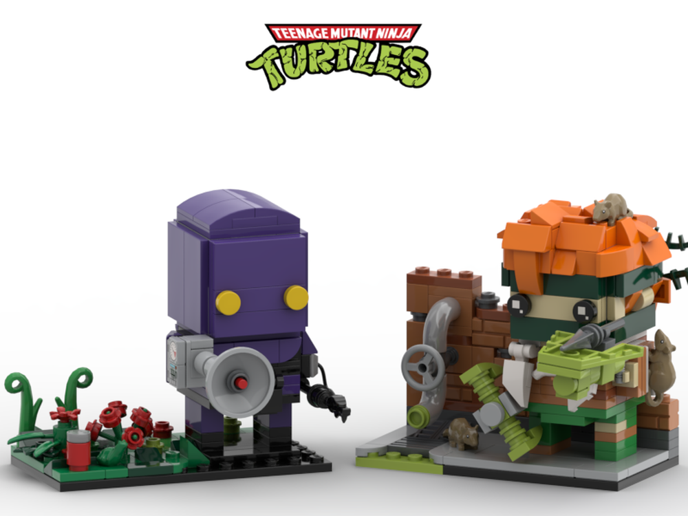 LEGO MOC TMNT - Set 7 - Brickheadz ( Foot soldier + Rat King ) by ...