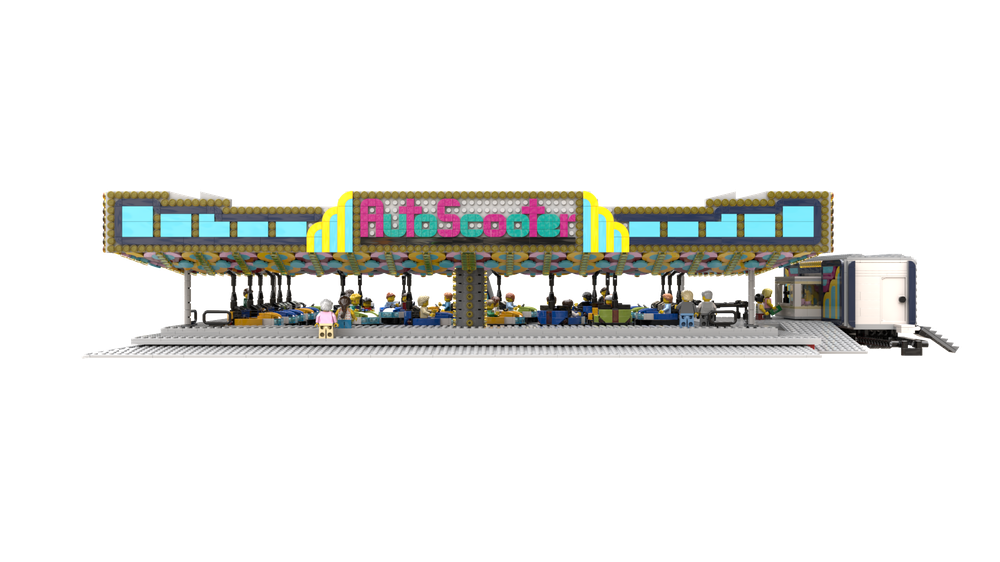 LEGO MOC Autoscooter / Bumper Cars by Lu_Brickster | Rebrickable ...