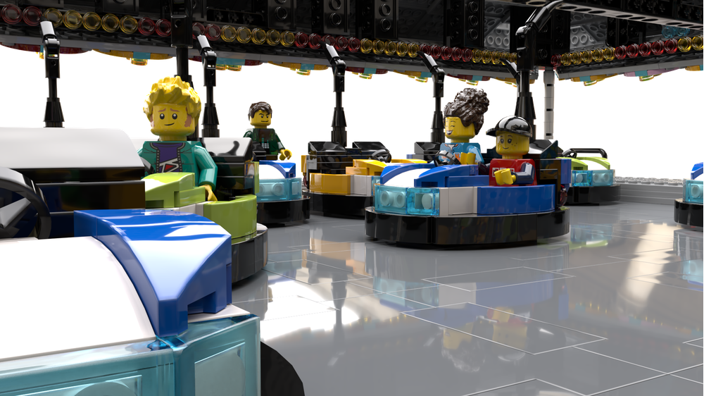 LEGO MOC Autoscooter / Bumper Cars by Lu_Brickster | Rebrickable ...