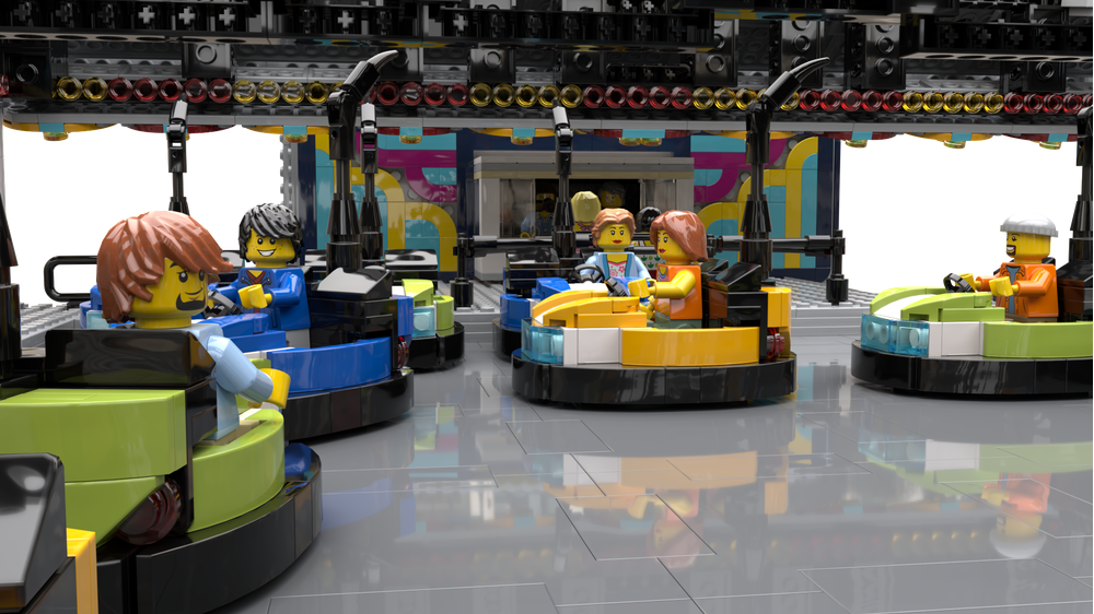 LEGO MOC Autoscooter / Bumper Cars by Lu_Brickster | Rebrickable ...